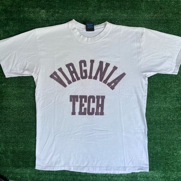 Soffe | Shirts | Vintage 9s Virginia Tech Shirt College University Logo ...